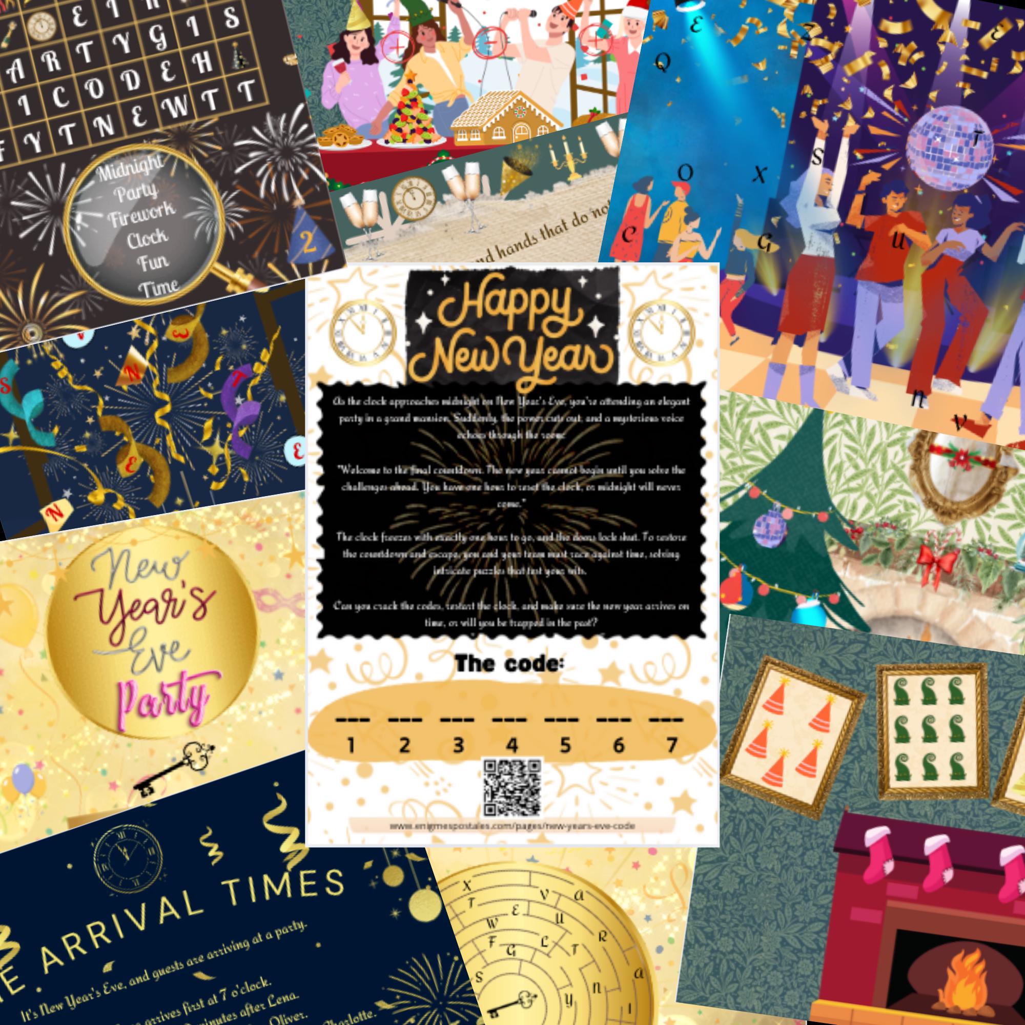 New Year Escape Room for Kids, Teens & Adults | New Year Games ...