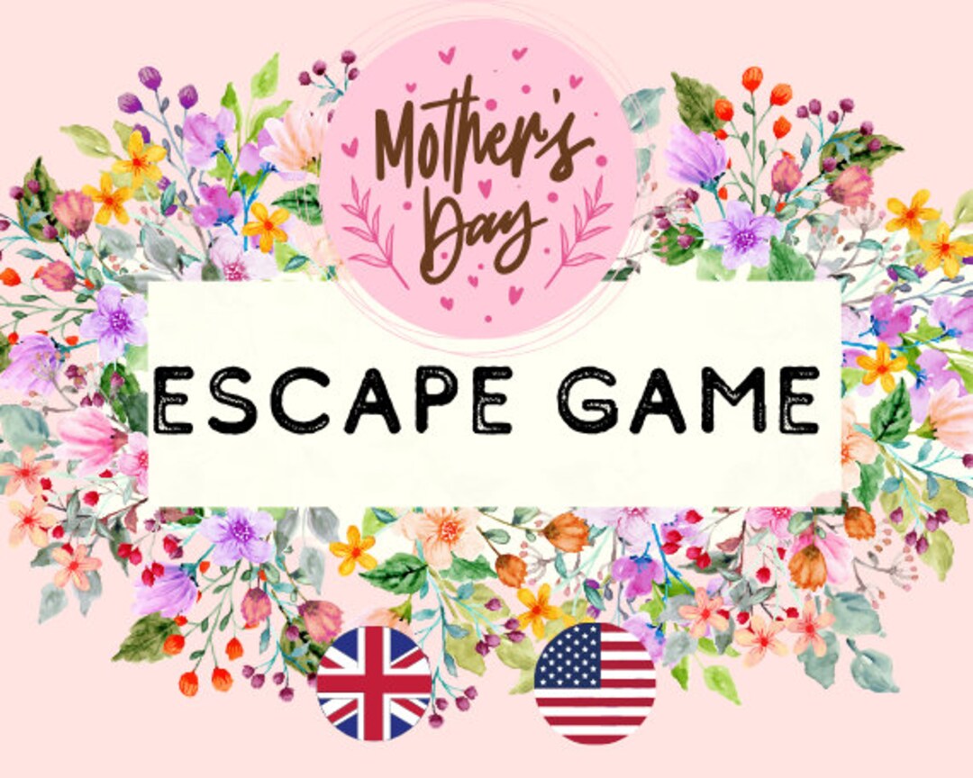 Mother's Day Games | Mother's Day Escape Room | Mother's Day Ideas ...