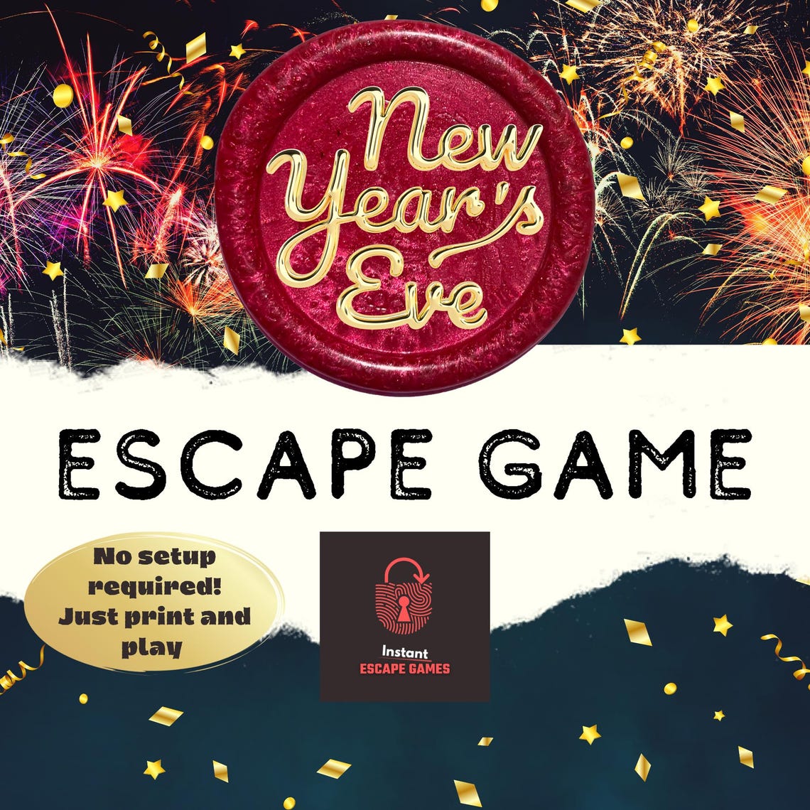 New Year Escape Room for Kids, Teens & Adults | New Year Games ...