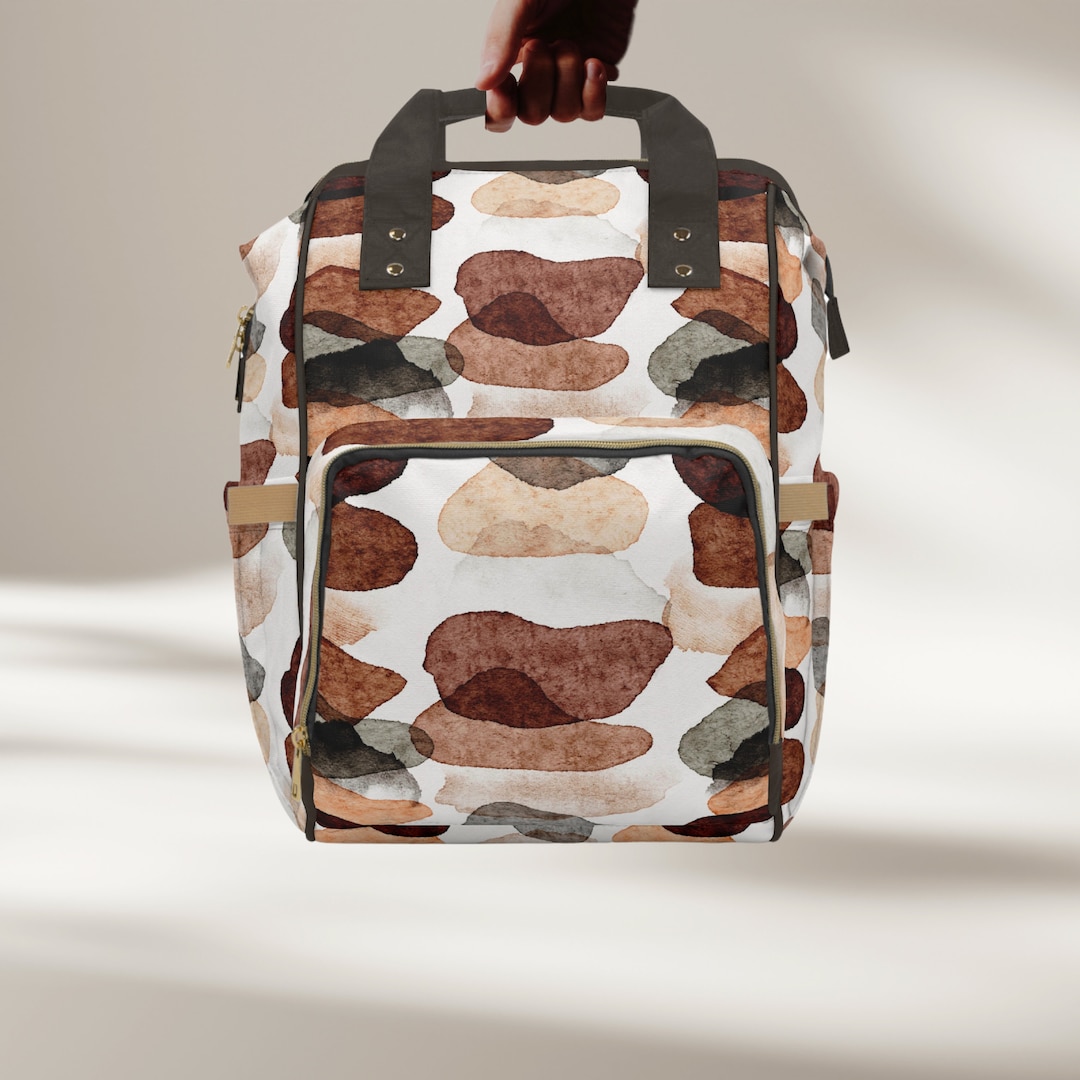 Abstract Multifunctional Diaper Backpack for Mommatching - Etsy