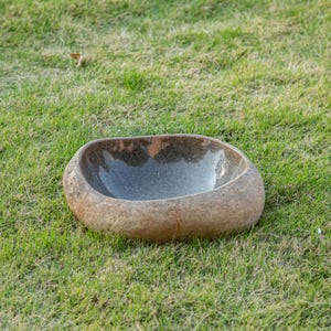 Natural River Stone Bird Bath, Large Bird Bath, Garden Bird Baths ...