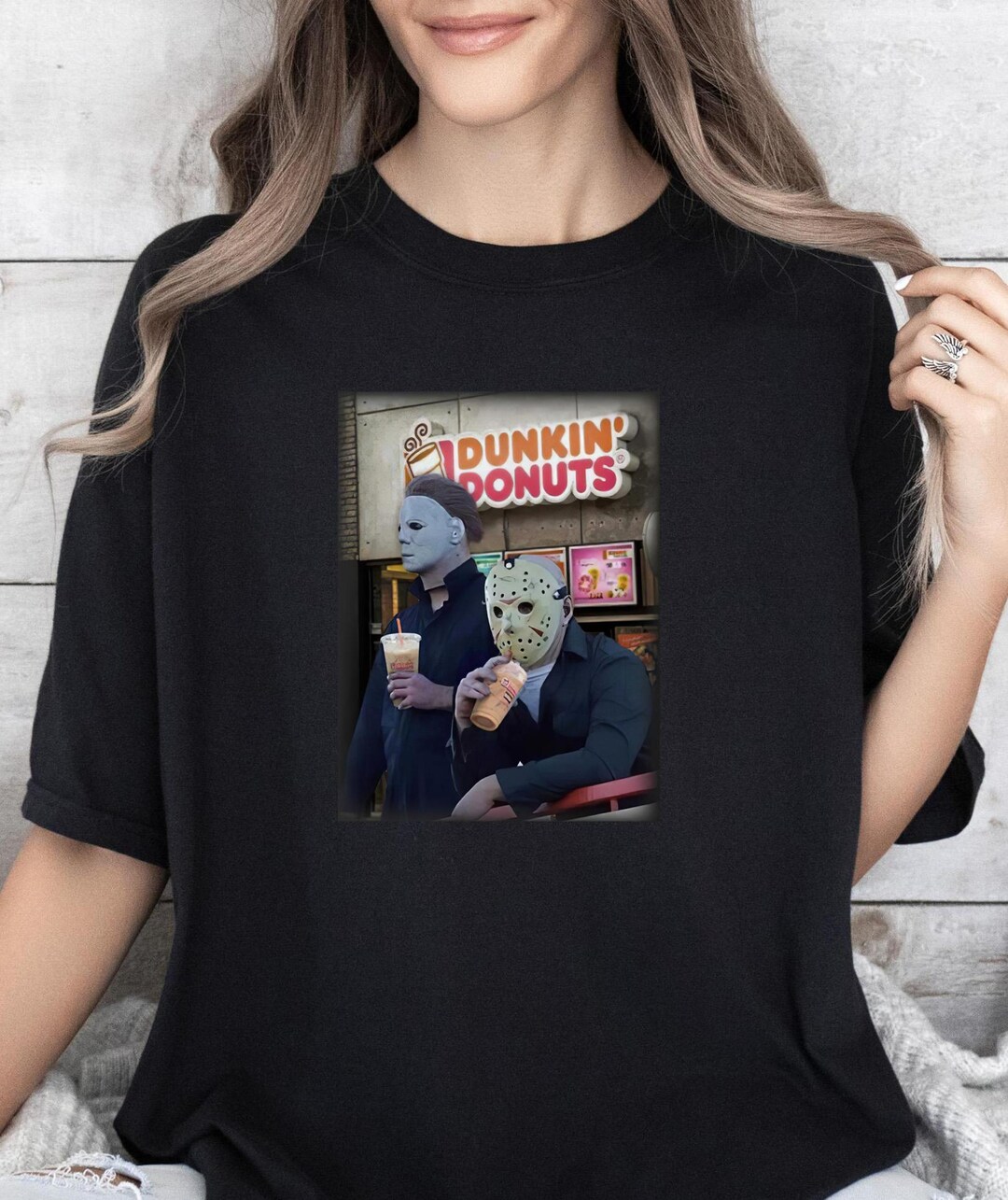 Michael Myers, Jason Voorhees, Drink Dunkin Donuts Halloween Horror ...