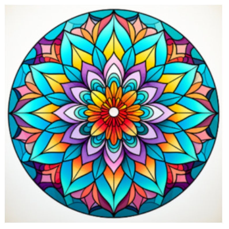 Large Print Simple Mandala Coloring Book for Adults: Stress Relieving ...