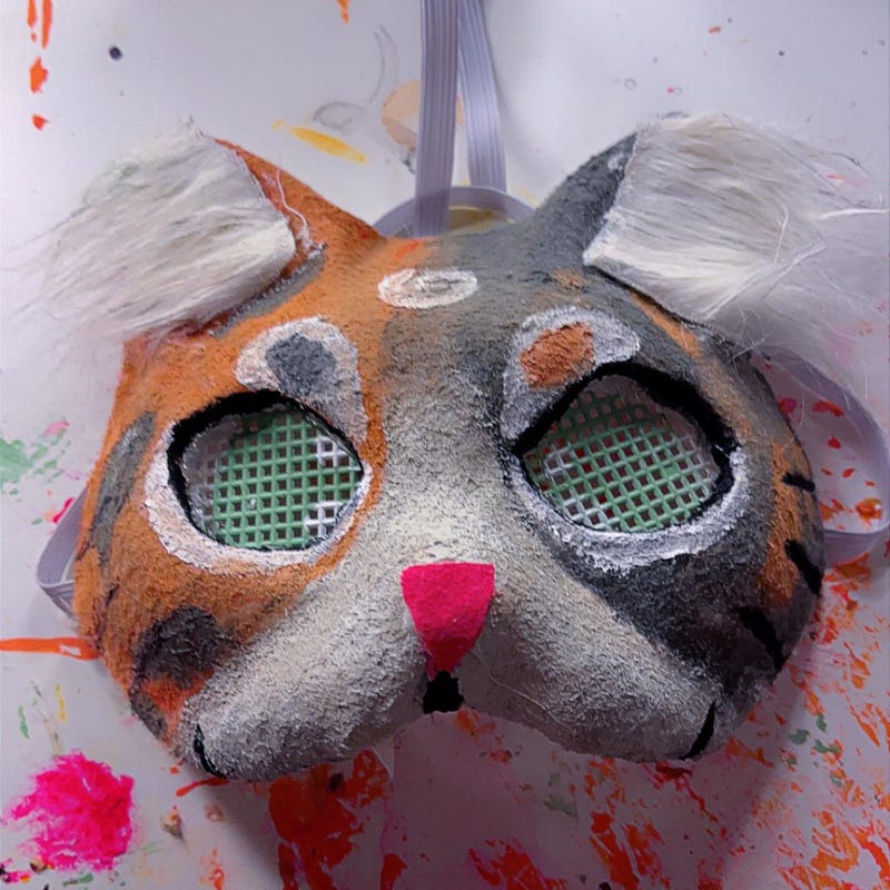 Hand Painted Face Mask - Etsy