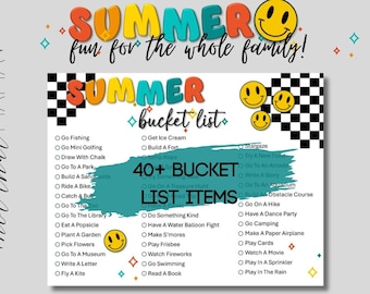 Printable Summer Bucket List - Popsicle Theme (instant Download) - Etsy