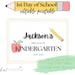 First / Last Day of School All About Me Sign Editable Template, Back to ...