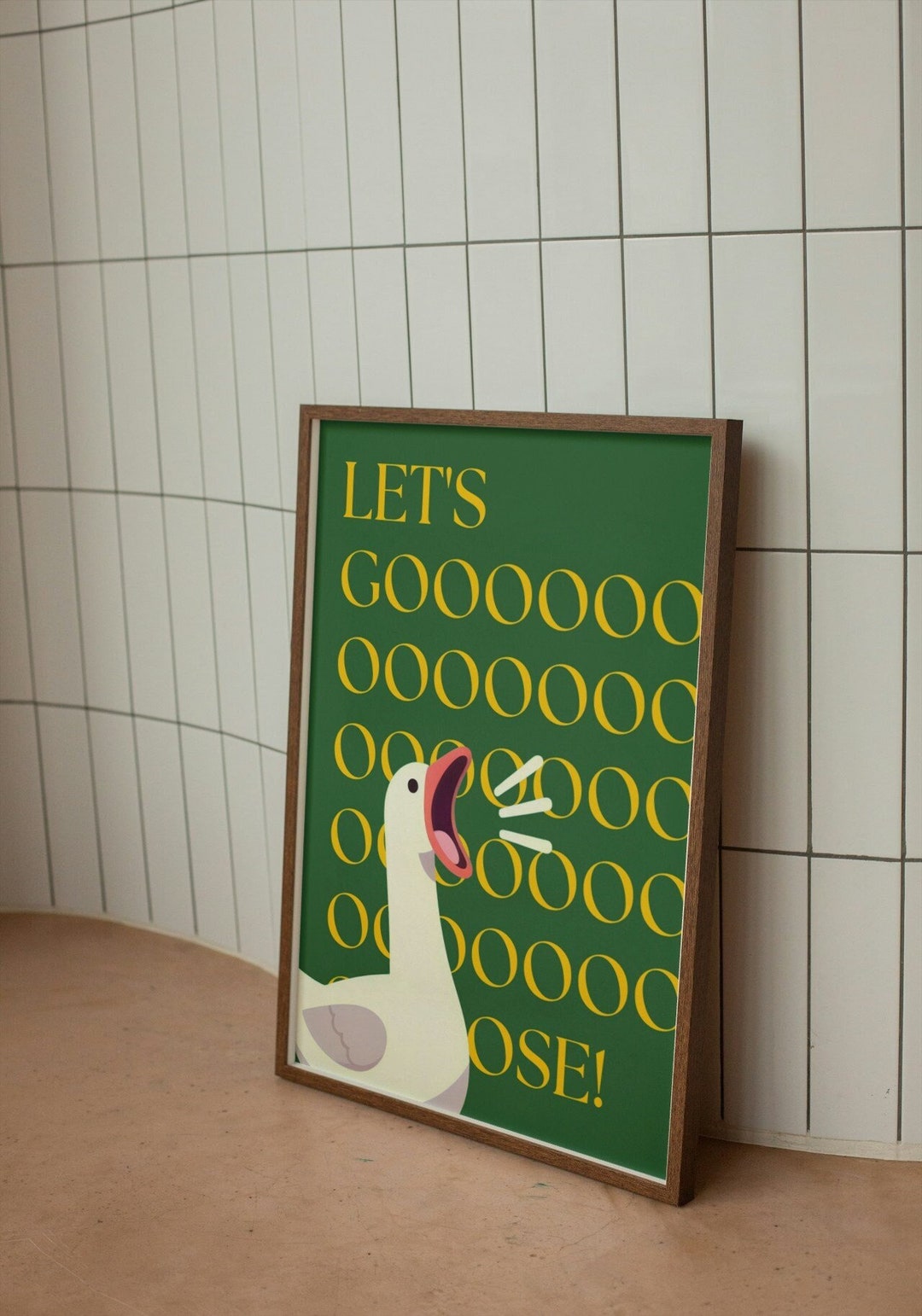 Lets Go Goose Digital Print, Goose Poster, Funny Digital Art Print ...