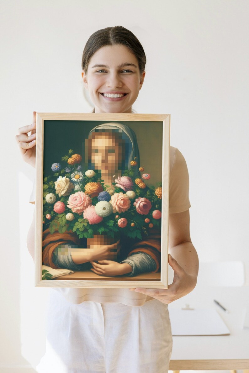 Privacy in Bloom Digital Art Print, Renaissance Painting, Poster ...