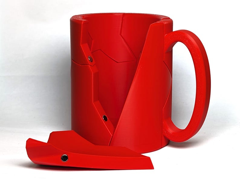 Reusable Breakaway Mug - Safe, Magnet Assembled, Fragmented Cup Prop or ...