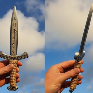 Viking Dagger With Runes & Jute Binding Costume Accessory - Etsy