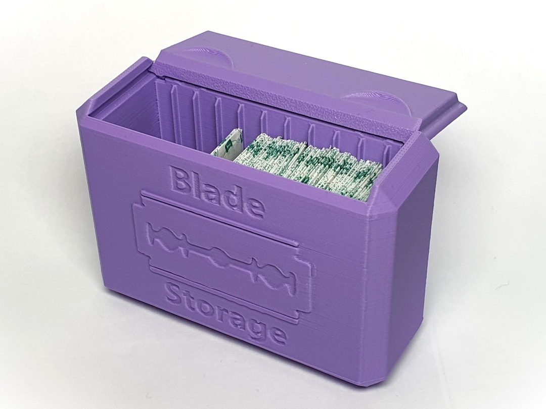 Blade Storage Box - DE Safety Razor Blade Case - Etsy