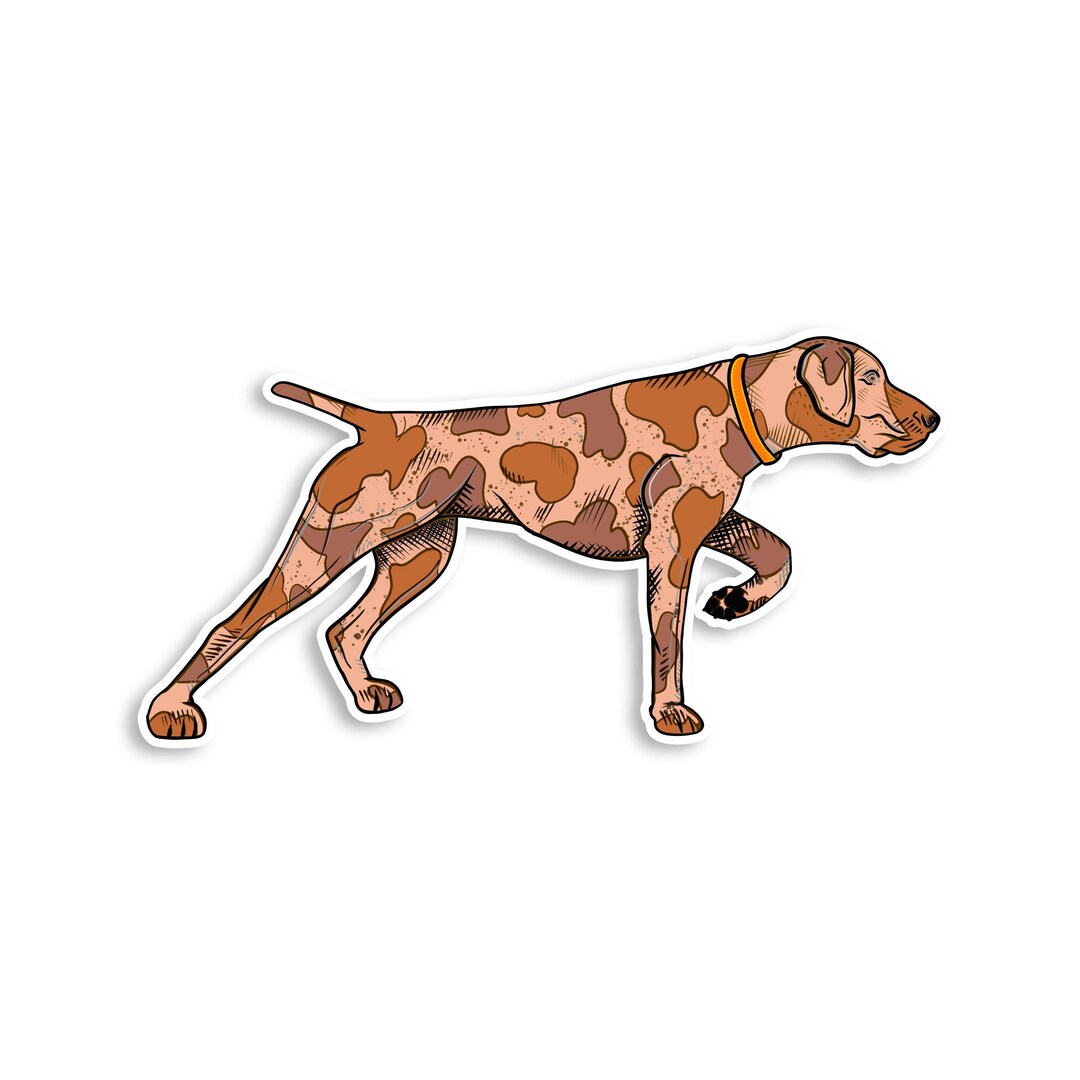 German Shorthaired Pointer Old School Camo Sticker - Etsy