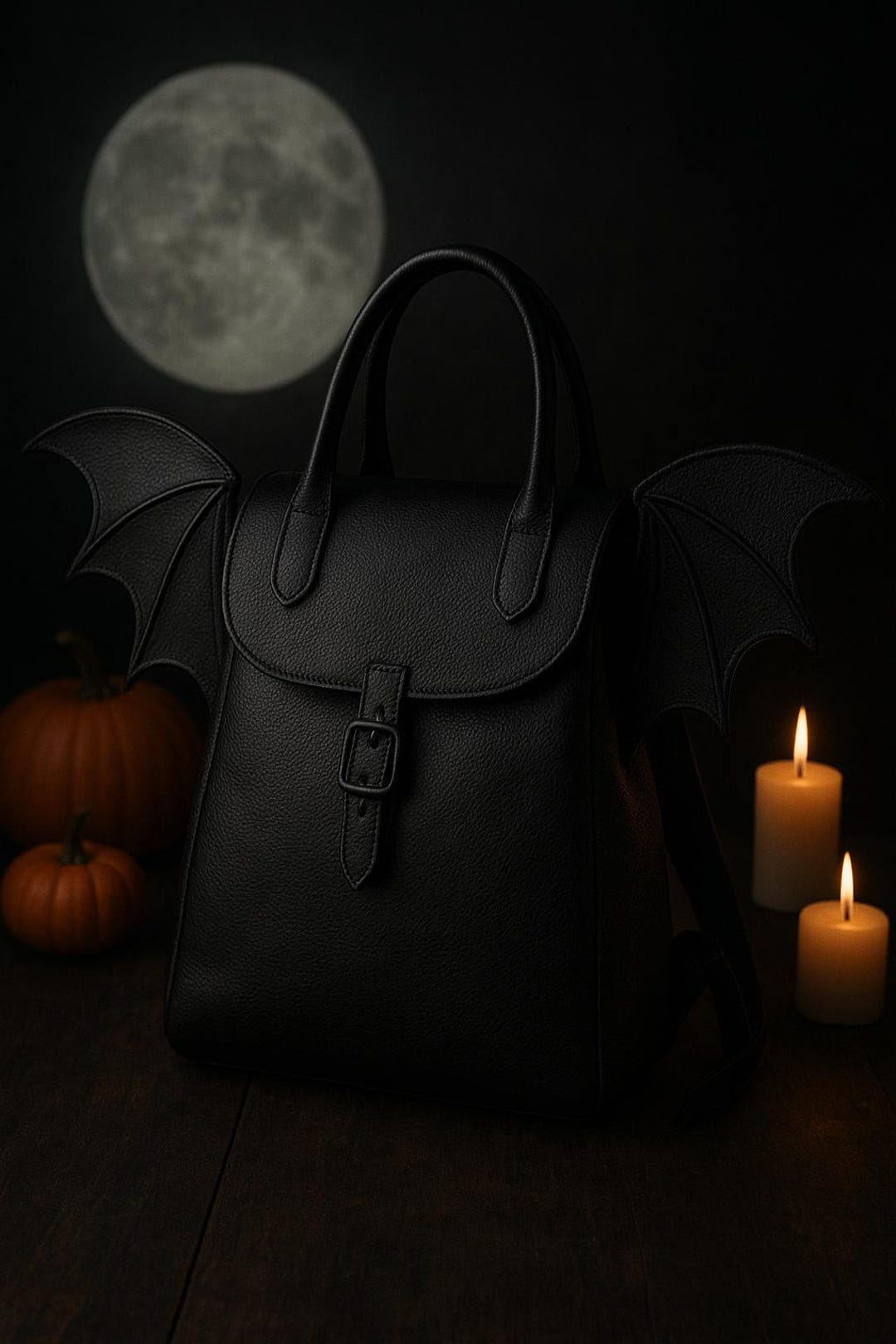Handmade Leather Bat Wing Backpack: Gothic Cosplay Bag - Etsy