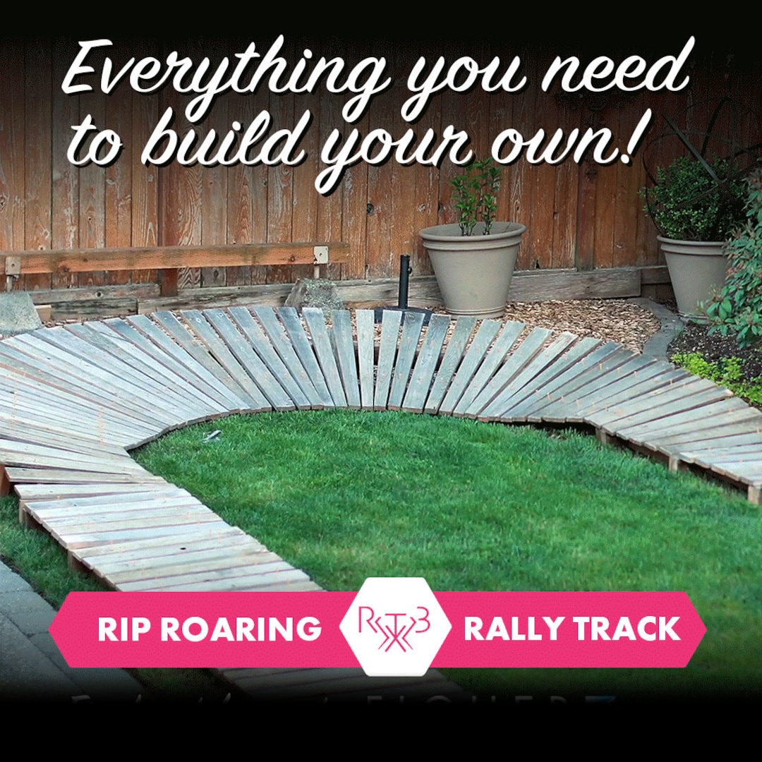 Bike Track/ Bike Track Plan/back Yard Bike Track Plan/single Bike Rack ...