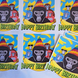 Gorilla Tag Party Supplies, Gorilla Tag Birthday, Gtag Party, Gtag ...