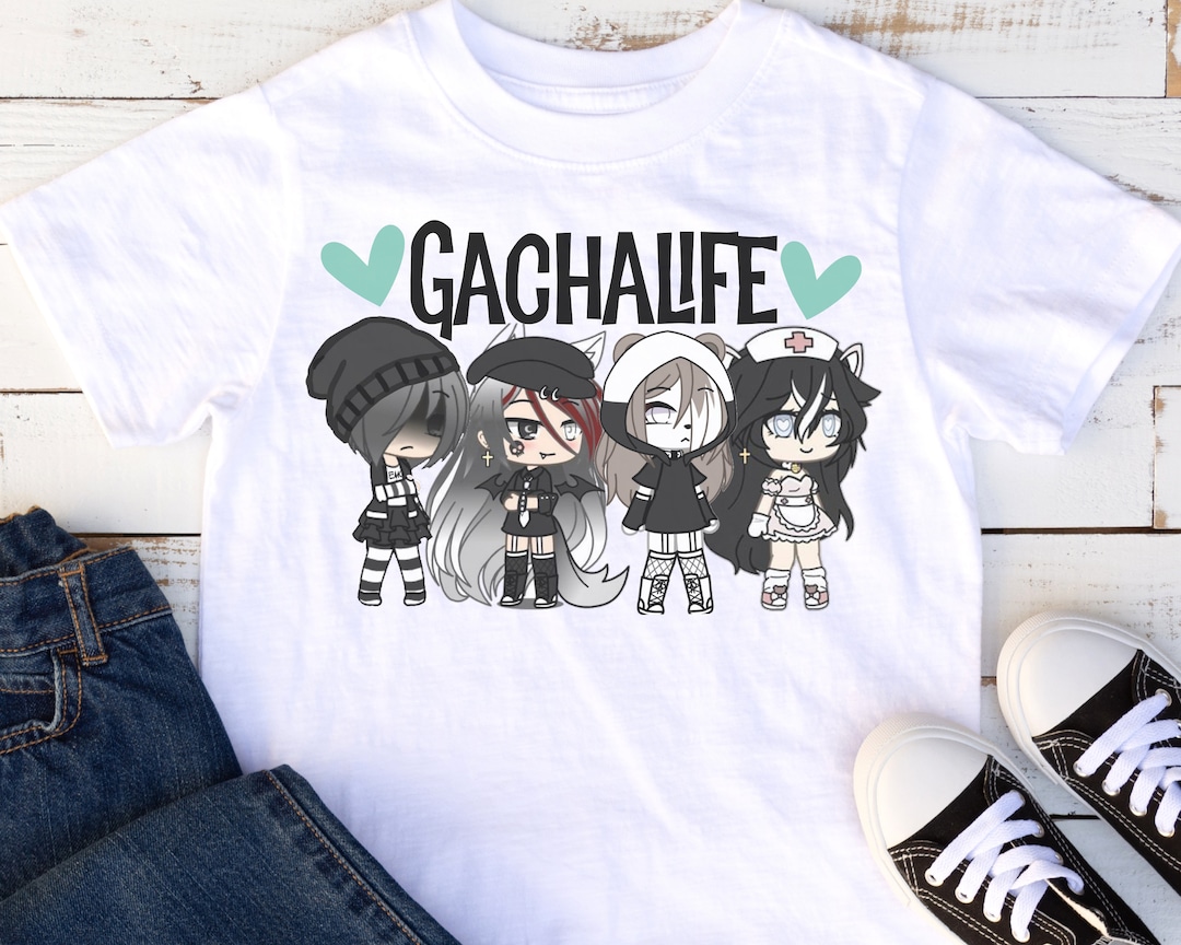 Gachalife Shirts, Goth Gachalife Shirt, Emo Gachalife Shirts, Gachalife ...