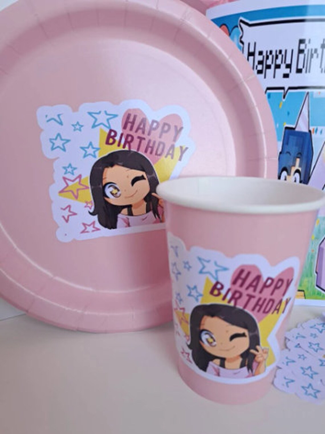 Aphmau Party Supplies, Aphmau Birthday, Aphmau Cake Toppers, Aphmau ...
