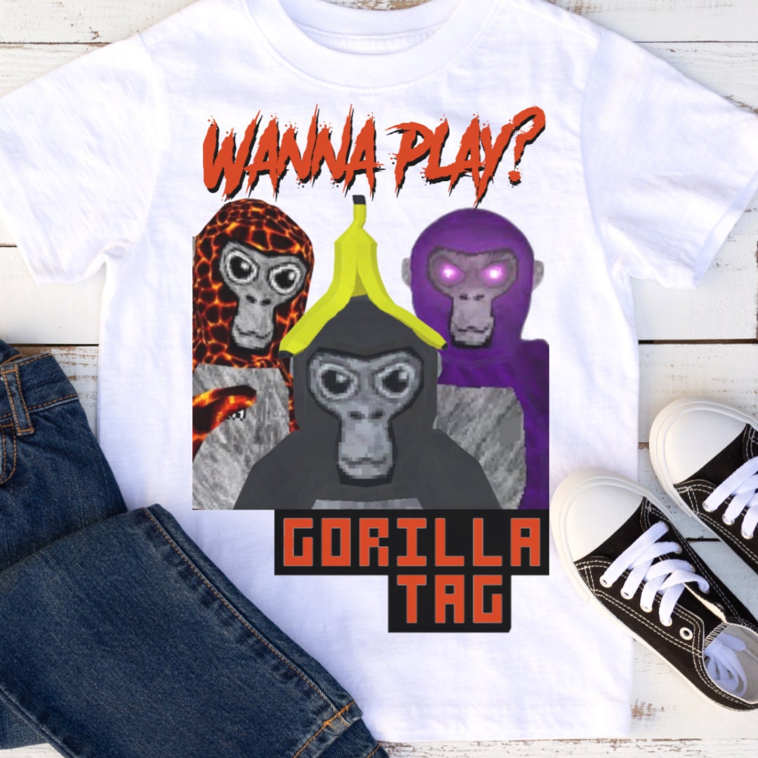 Gorilla Tag Shirt, Gorilla Tag, Kid Gorilla Tag Shirt, Monkey Tag Shirt ...