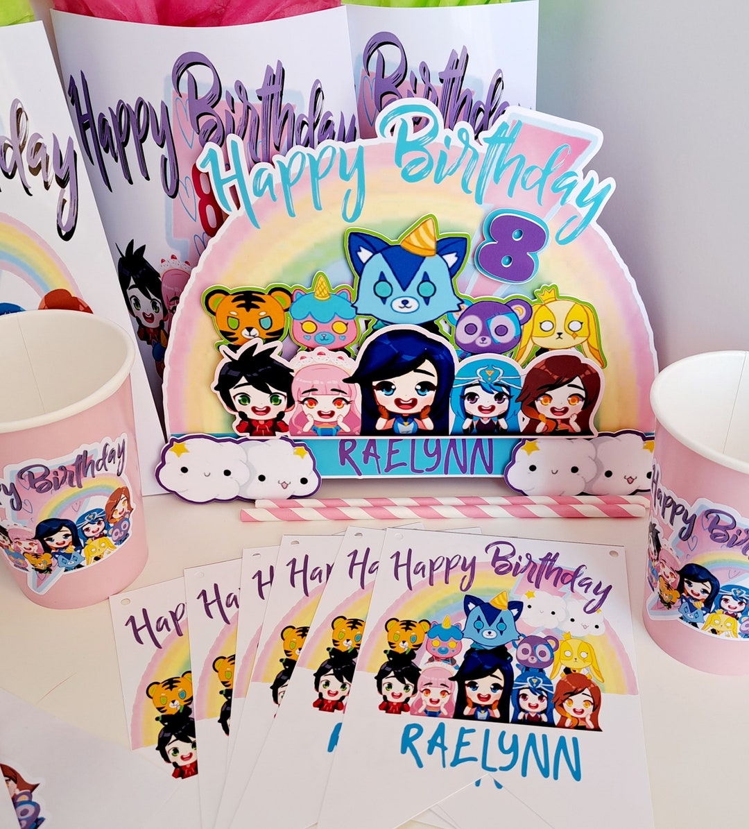 Funneh Birthday, Funneh and Krew Party Supplies, Its Funneh Party ...