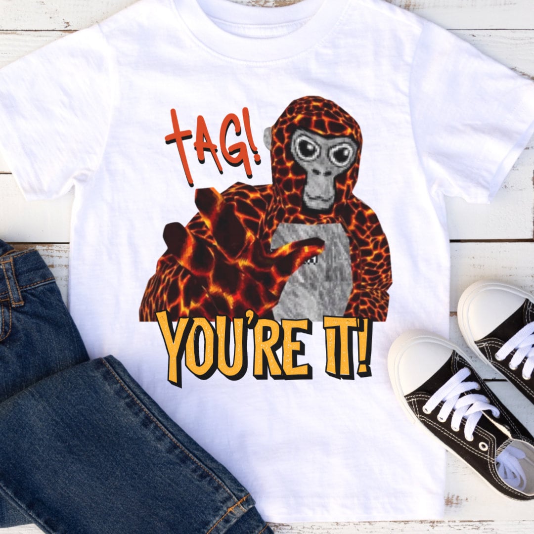 Gorilla Tag Shirt, Gorilla Tag, Kid Gorilla Tag Shirt, Monkey Tag Shirt ...