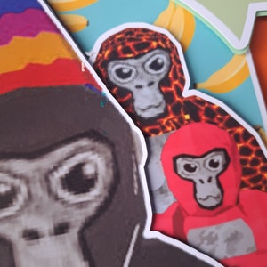 Gorilla Tag Cake Topper, Gorilla Tag Cake, Gtag Cake, Gorilla Tag ...