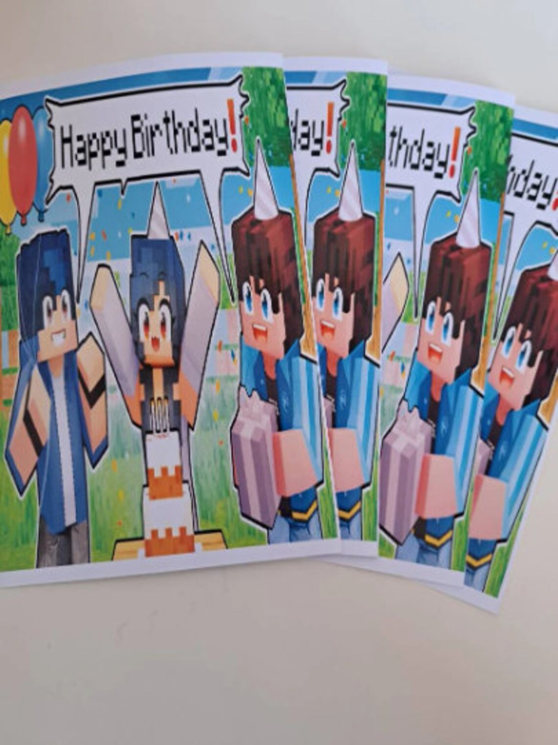 Aphmau Party Supplies, Aphmau Birthday, Aphmau Cake Toppers, Aphmau ...