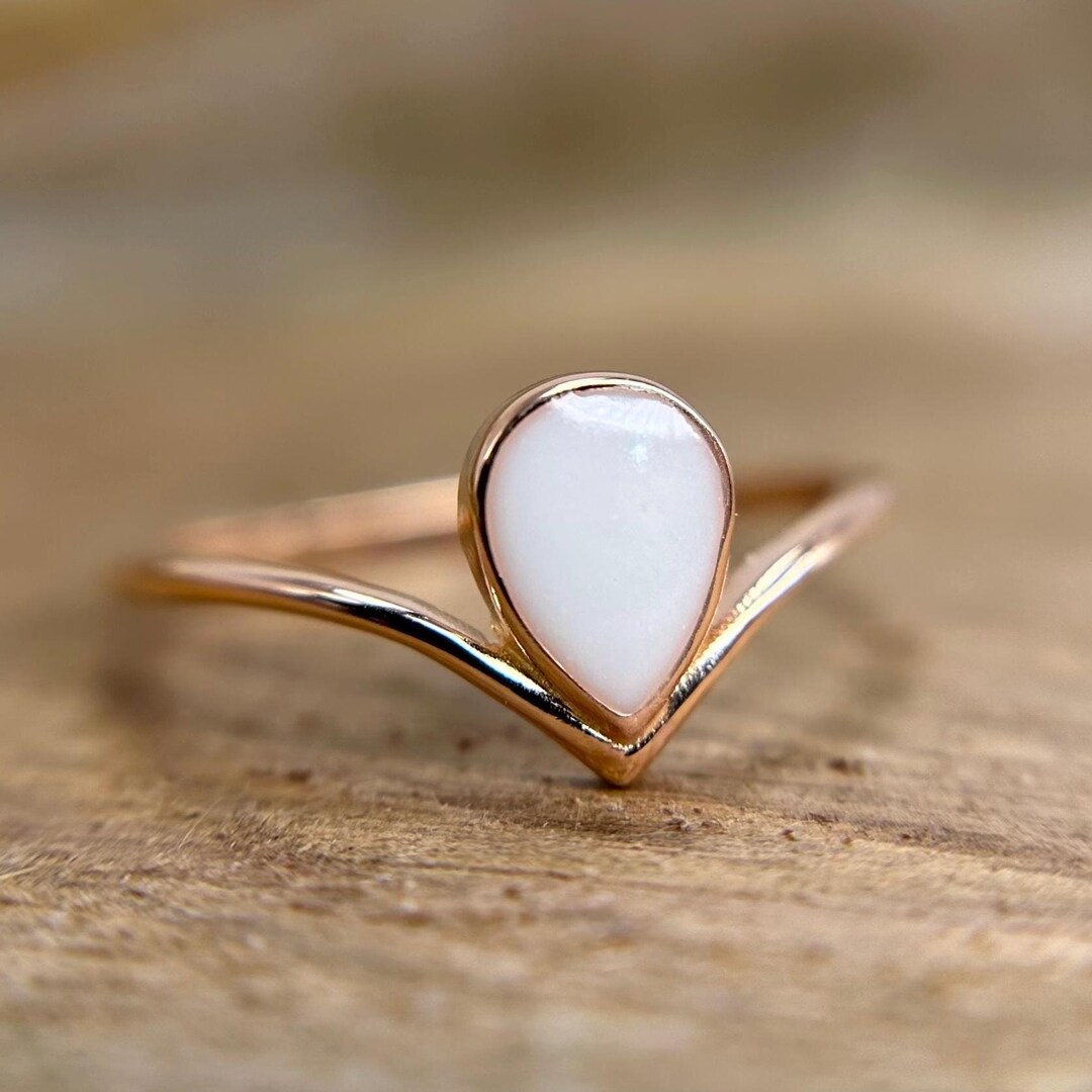 Teardrop Ring Breastmilk Ring, Resin Memory Jewelry, Ash Band, 925sterling Silver, Solid 10k 14K ...