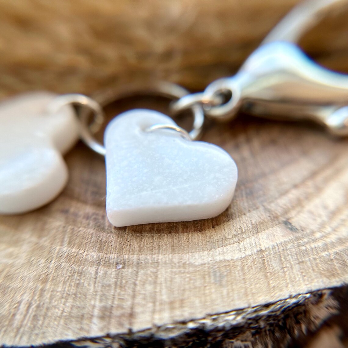 Heart Breastmilk Keychain, Resin Memory Keychain, Pet Ashes,925sterling Silver, Solid 10k 14K ...