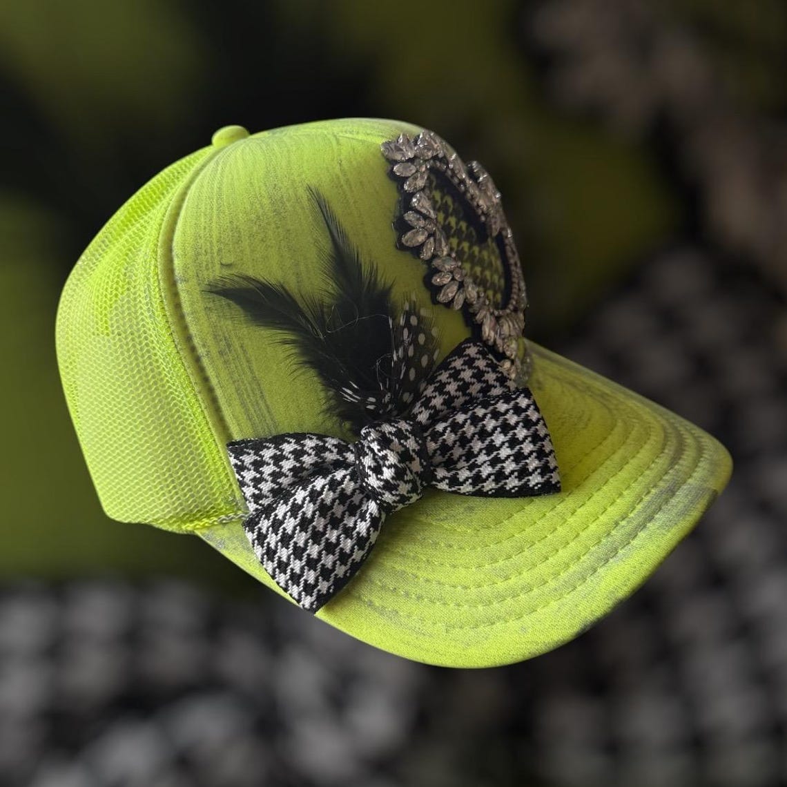 Neon Preppy Trucker Hat - Etsy