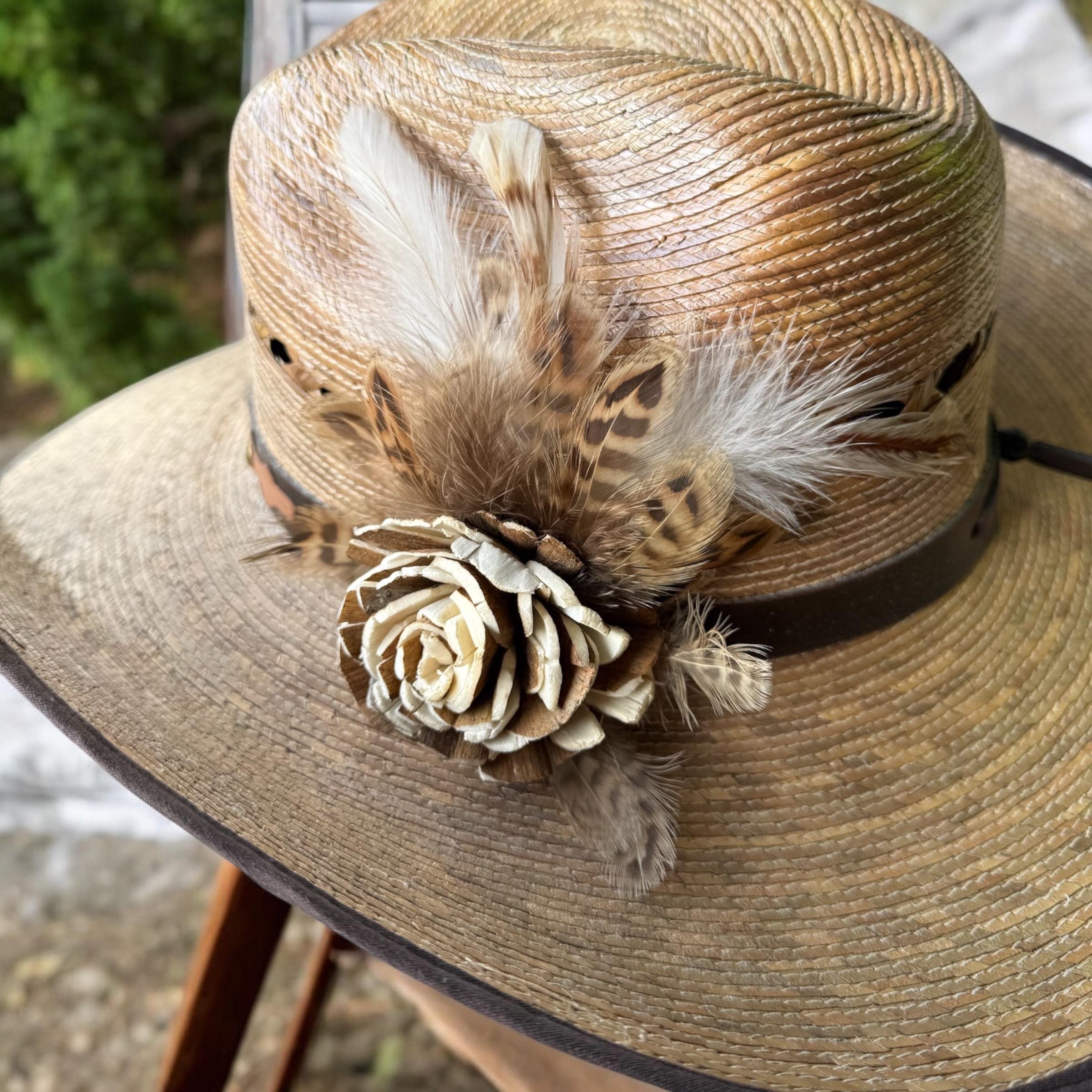 Rustic Rose Hat Pin - Etsy