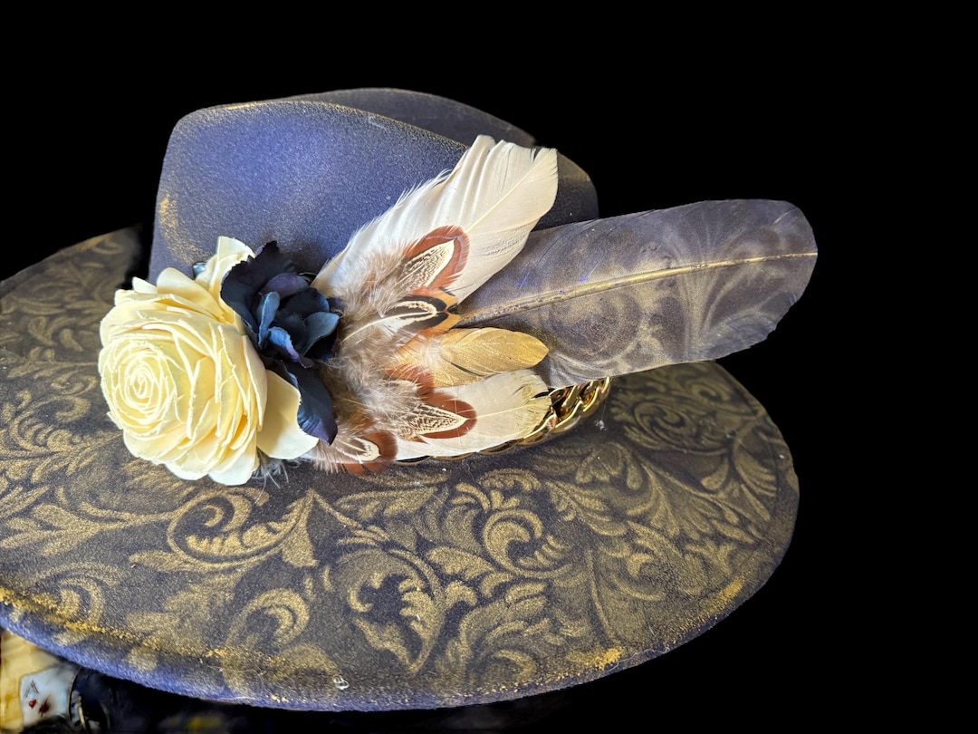 Once in A Blue Moon Hat Fascinator - Etsy