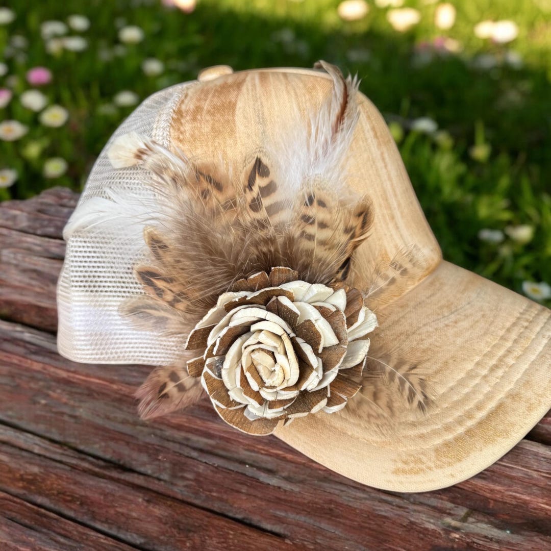 Rustic Rose Hat Pin - Etsy