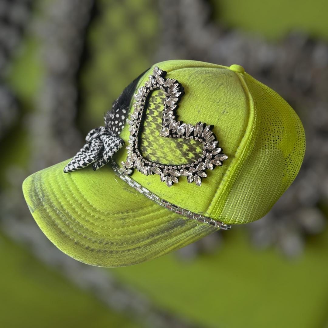 Neon Preppy Trucker Hat - Etsy