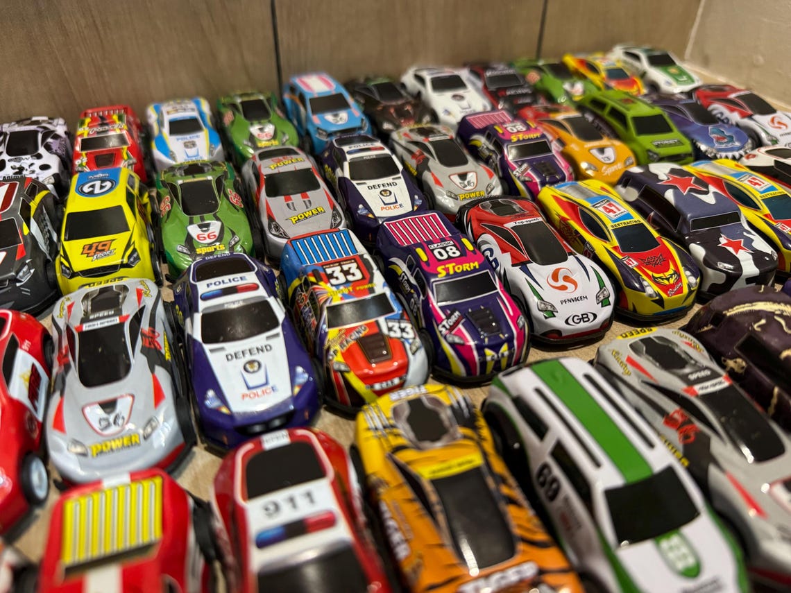 Miniature Vintage Pullback Car Toys – Random Mini Retro Toy Vehicles - Etsy