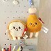 Fast Food Plush Soft Keychain Fries, Drumstick, Hotdog, Hamburger ...