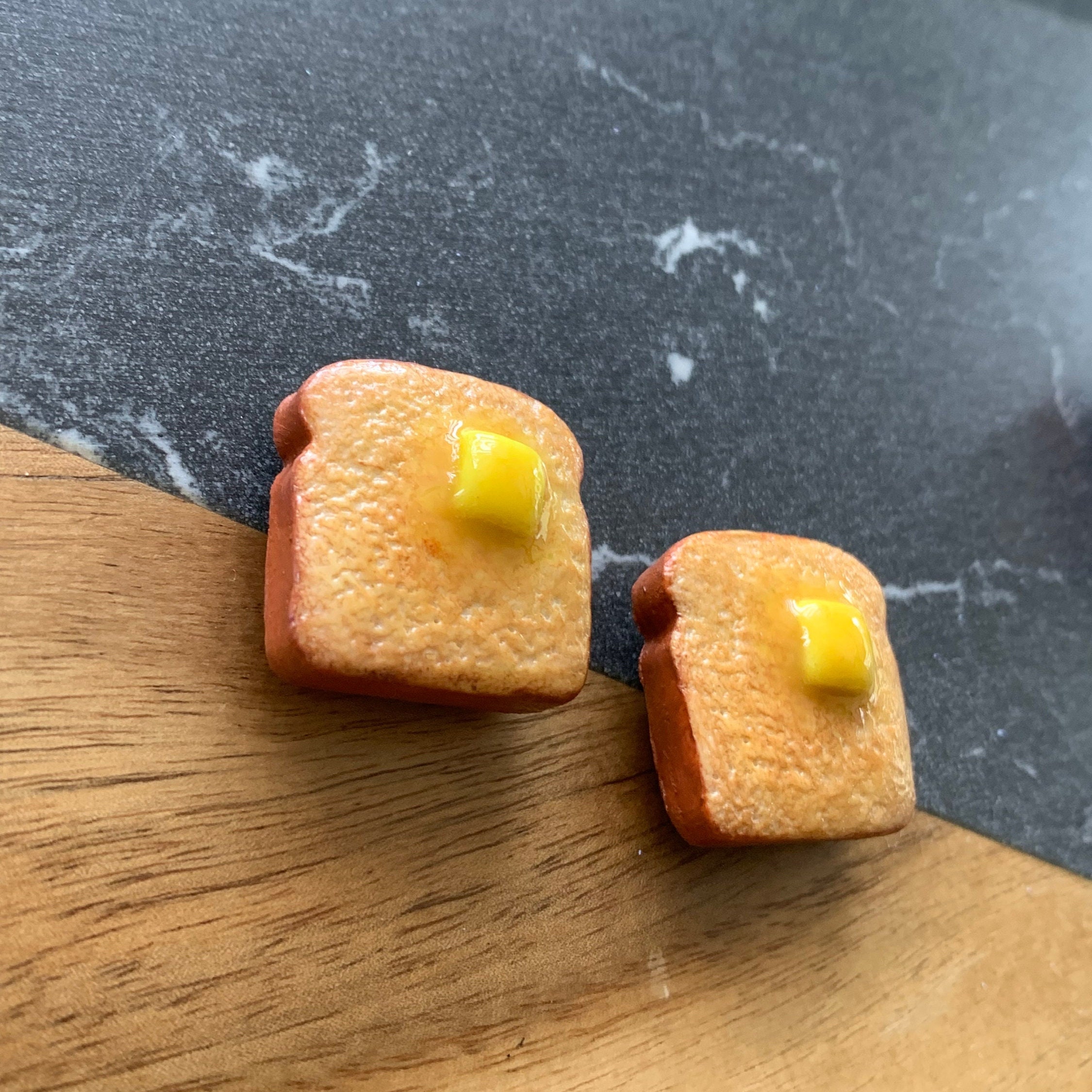 Buttered Toast Magnet 22mm| Toast Magnet | Food Magnet | Mini Food ...
