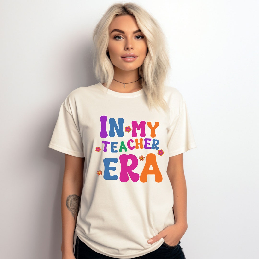 Cute Teacher Shirt, in My Teacher Era Shirt, Teacher Shirt, Teacher ...