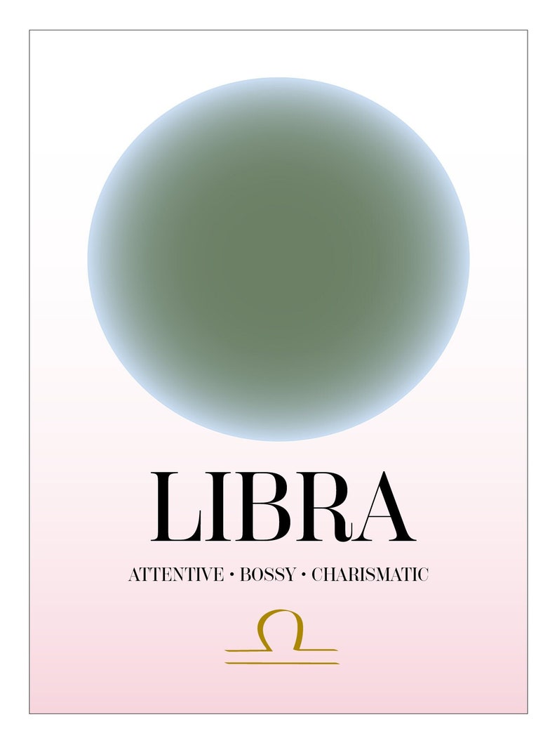 Libra Poster - Etsy