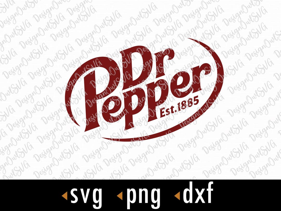 Trendy Dr Pepper Svg, Dr Pepper Clipart Svg, Png, Cut Files for Cricut ...