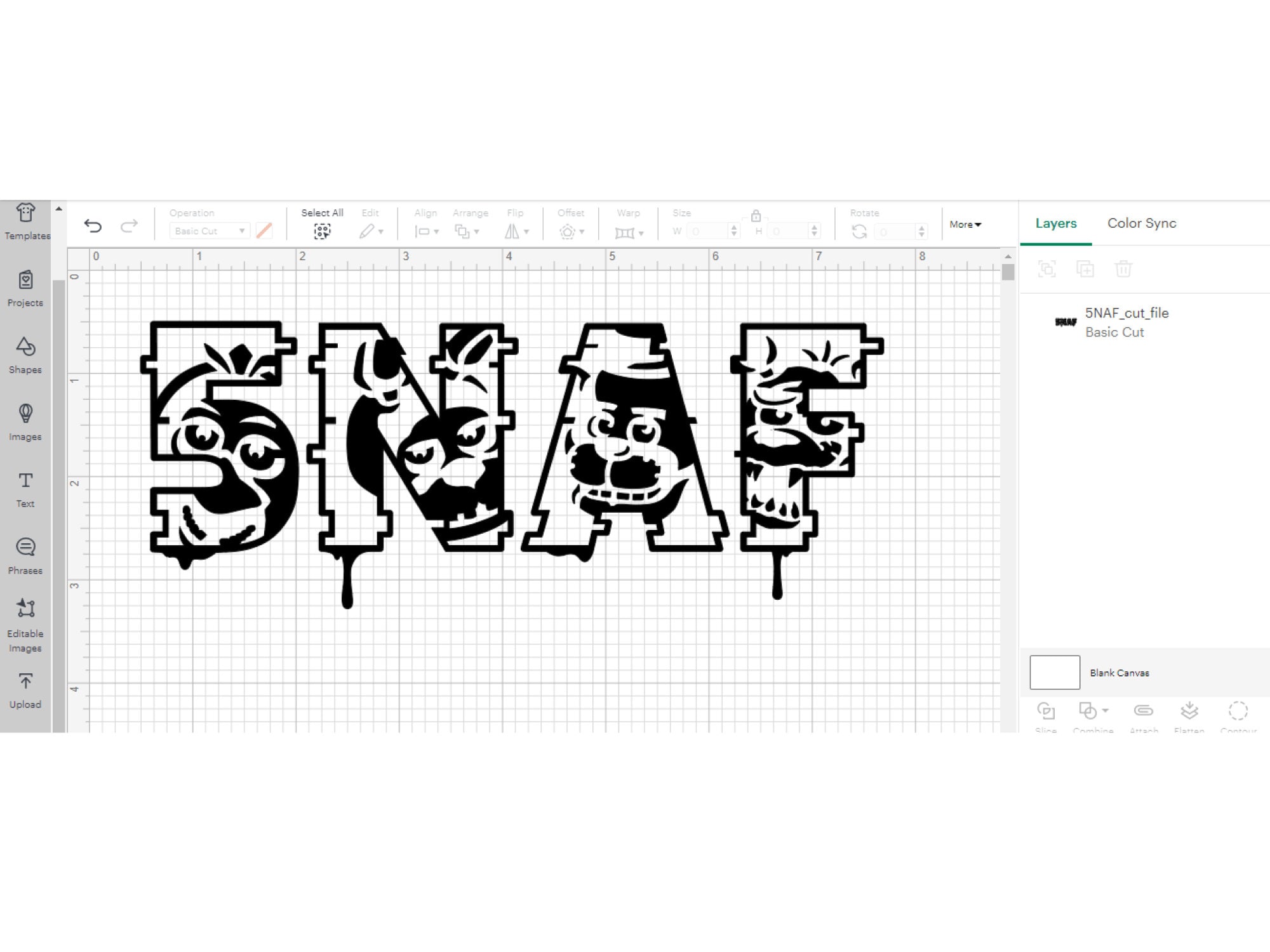 FNAF Svg, 5NAF SVG, Cut Files for Cricut and Silhouette, Svg, Png ...