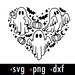 Halloween SVG, Ghost Heart SVG, Spooky Season Svg, Svg, Dxf, Cut Files ...