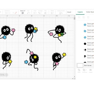 Sprites SVG, Anime Svg, Soot Svg, Png, Cut Files for Cricut, Instant ...