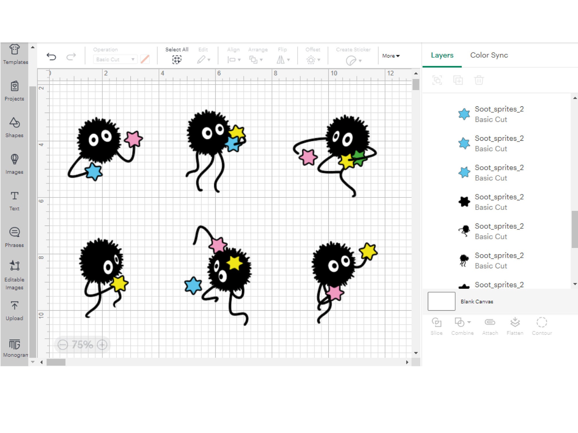 Sprites SVG, Anime Svg, Soot Svg, Png, Cut Files for Cricut, Instant ...