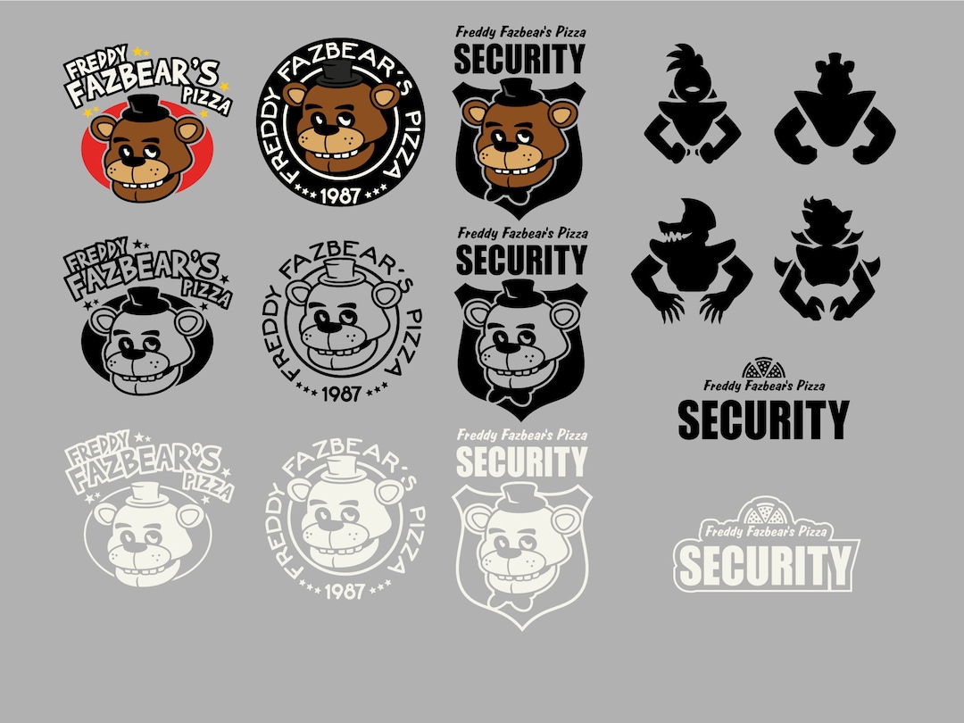 FNAF Svg, 5NAF SVG, Cut Files for Cricut, Svg, Png, Instant Download ...