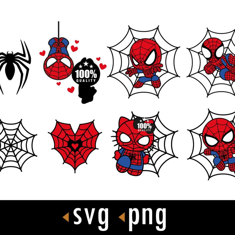Cute Spiderman - Etsy
