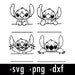 Stitch Svg, Stitch Custom SVG, Cut Files for Cricut and Silhouette, Svg ...