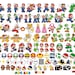 Retro Games Clipart, Super Game Svg, Characters SVG, Cut Files for ...