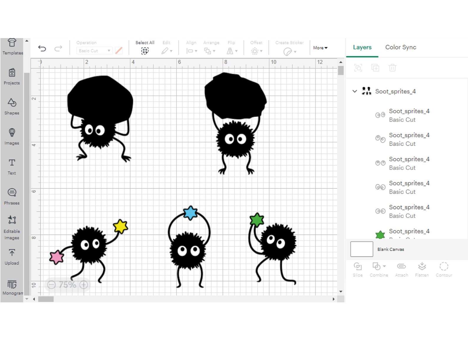 Sprites SVG, Anime Svg, Soot Svg, Png, Cut Files for Cricut, Instant ...