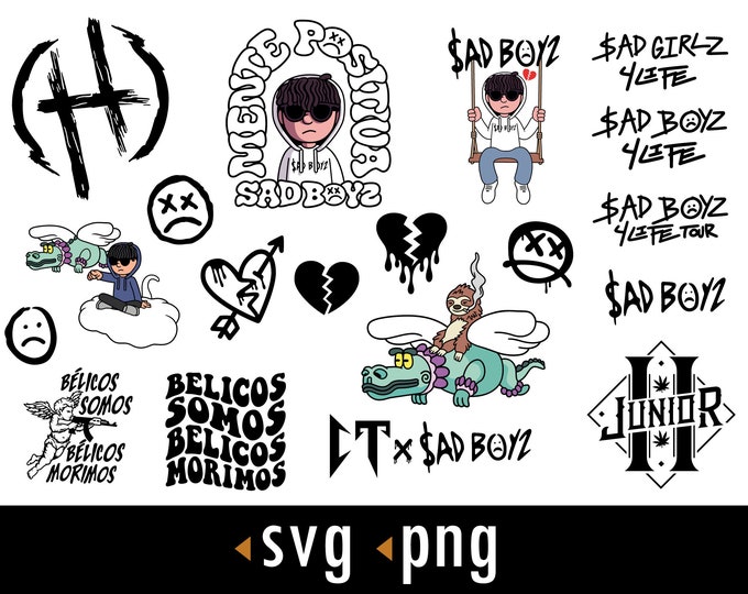 Junior H svg, Sadboyz for life, CT Svg, Amor Tumbado Png, Svg, dxf, Cut ...
