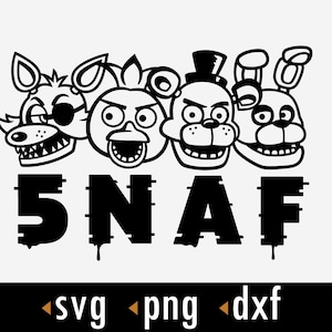 5NAF Svg, I Survived 5NAF SVG, Cut Files for Cricut, Svg, Png, Instant ...